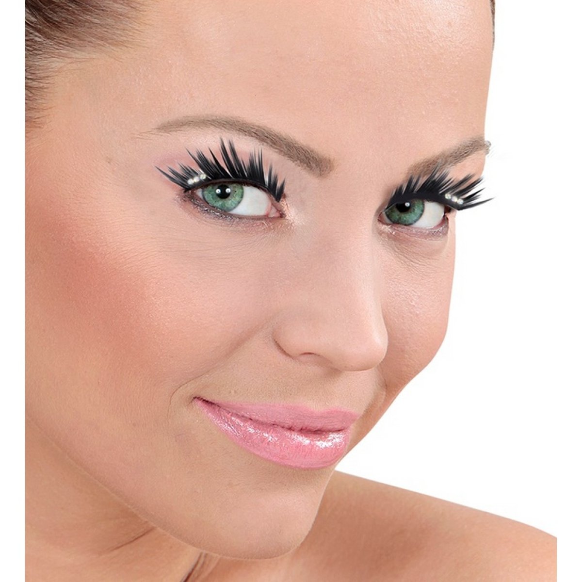 Kjøp Krystall Øyevipper Svart for kun 89 kr. - Lynrask levering - Kostymer.no